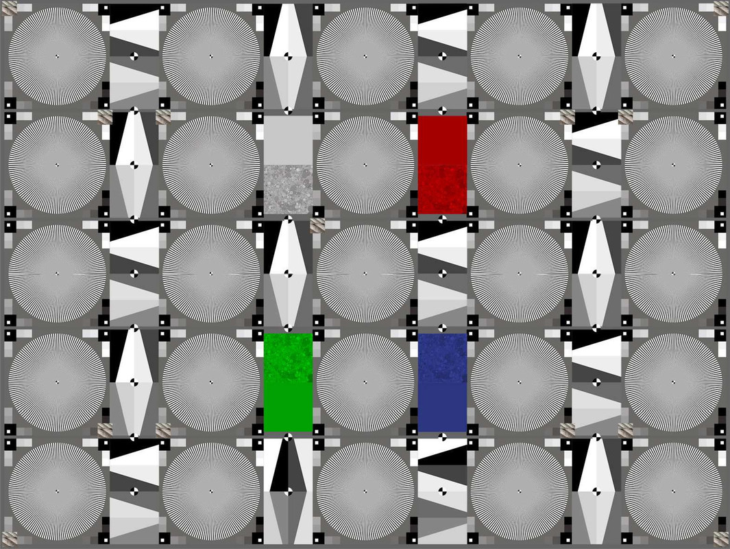 digital Camera Resolution Test Chart 4/3 3/2 Iso12233 2014 Reflective ...