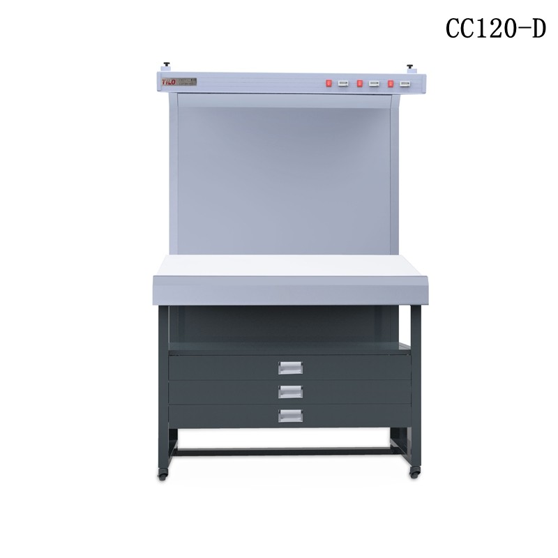 CC120-D Color Viewer Light Table With 3 Drawers D65 D50 TL84 Light Sources