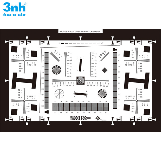 Camera Resolution Test Chart 0.5x 1x 4x 8x NE-10-400A ISO12233 4000 ...