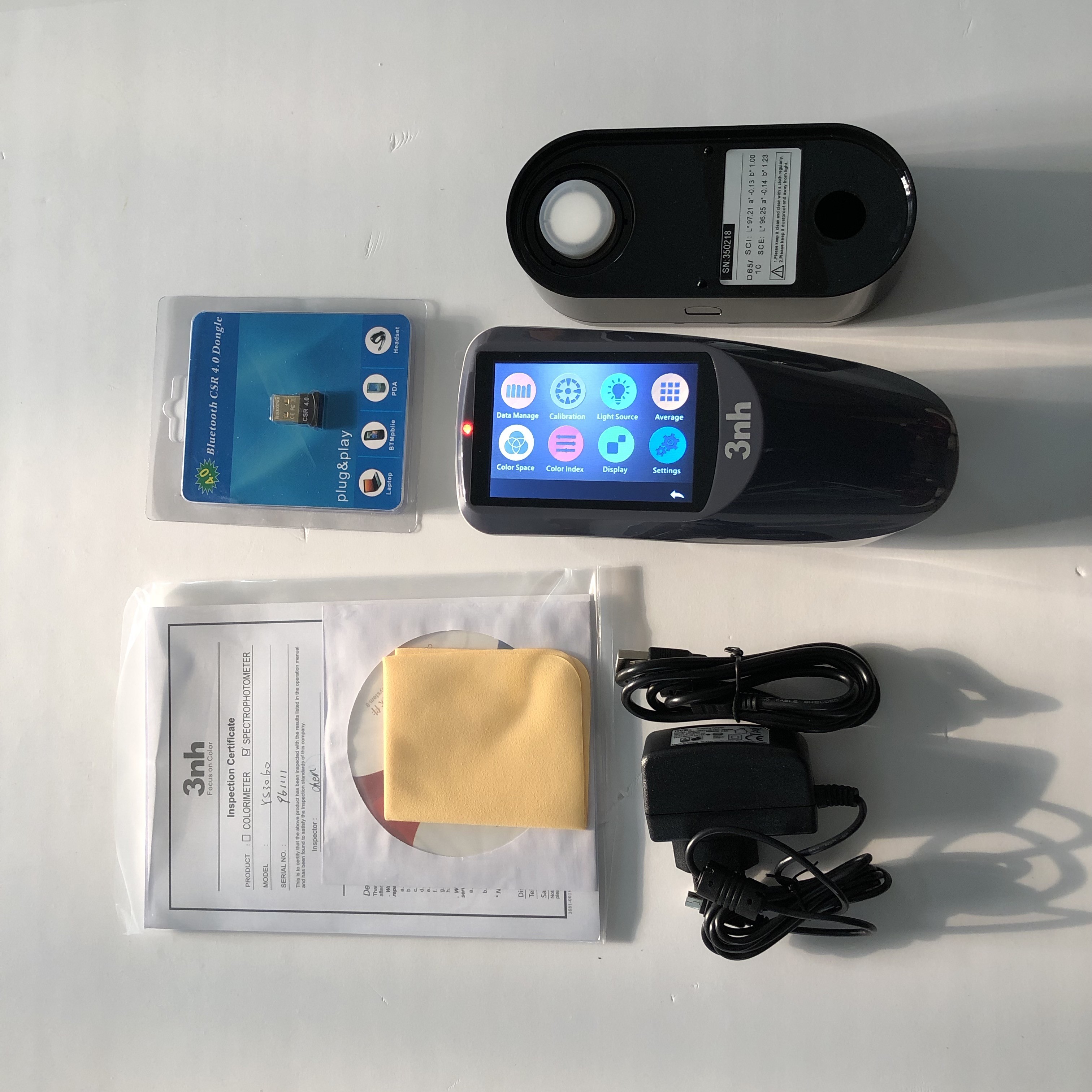 YS3060 Handheld CIE Lab UV 3nh Spectrophotometer Color Match Equipment ...