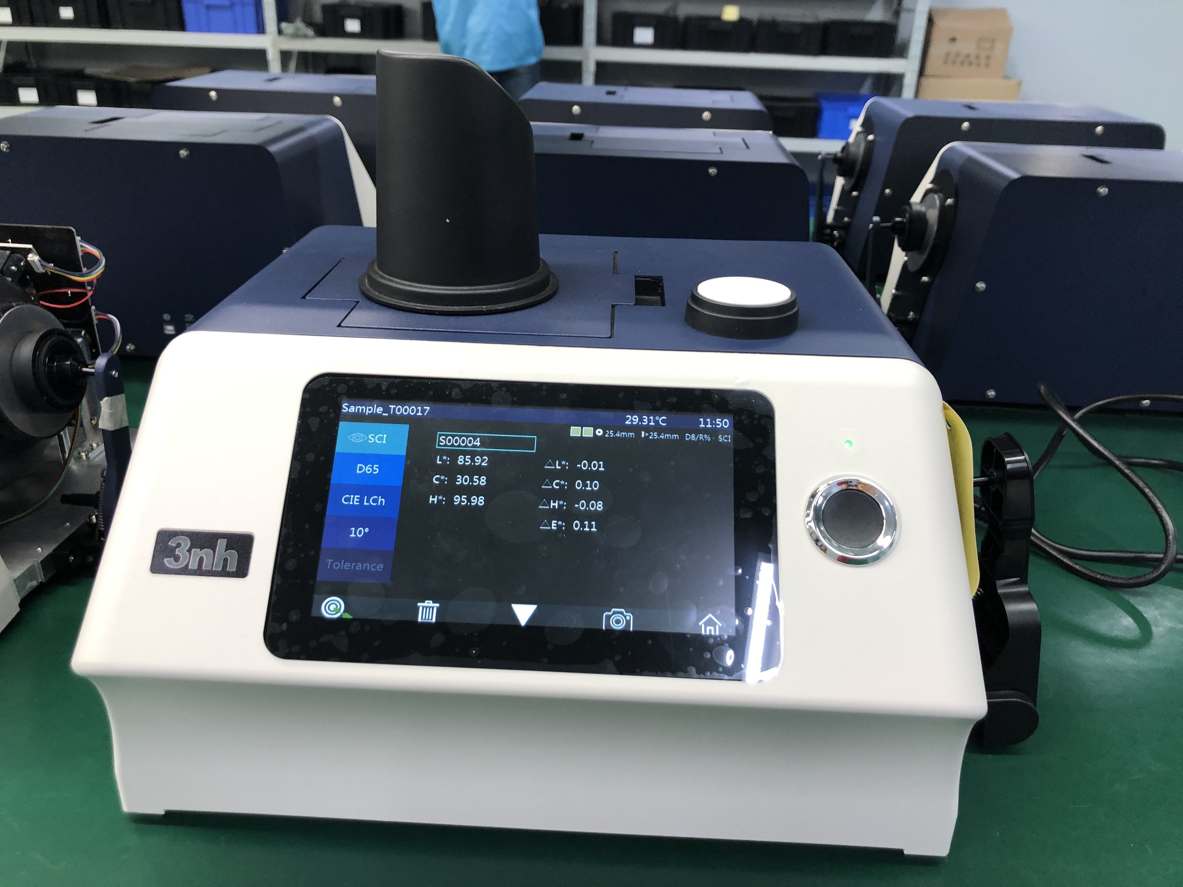 YS6060 Colour Measurement Spectrophotometer Textile Lab Testing ...