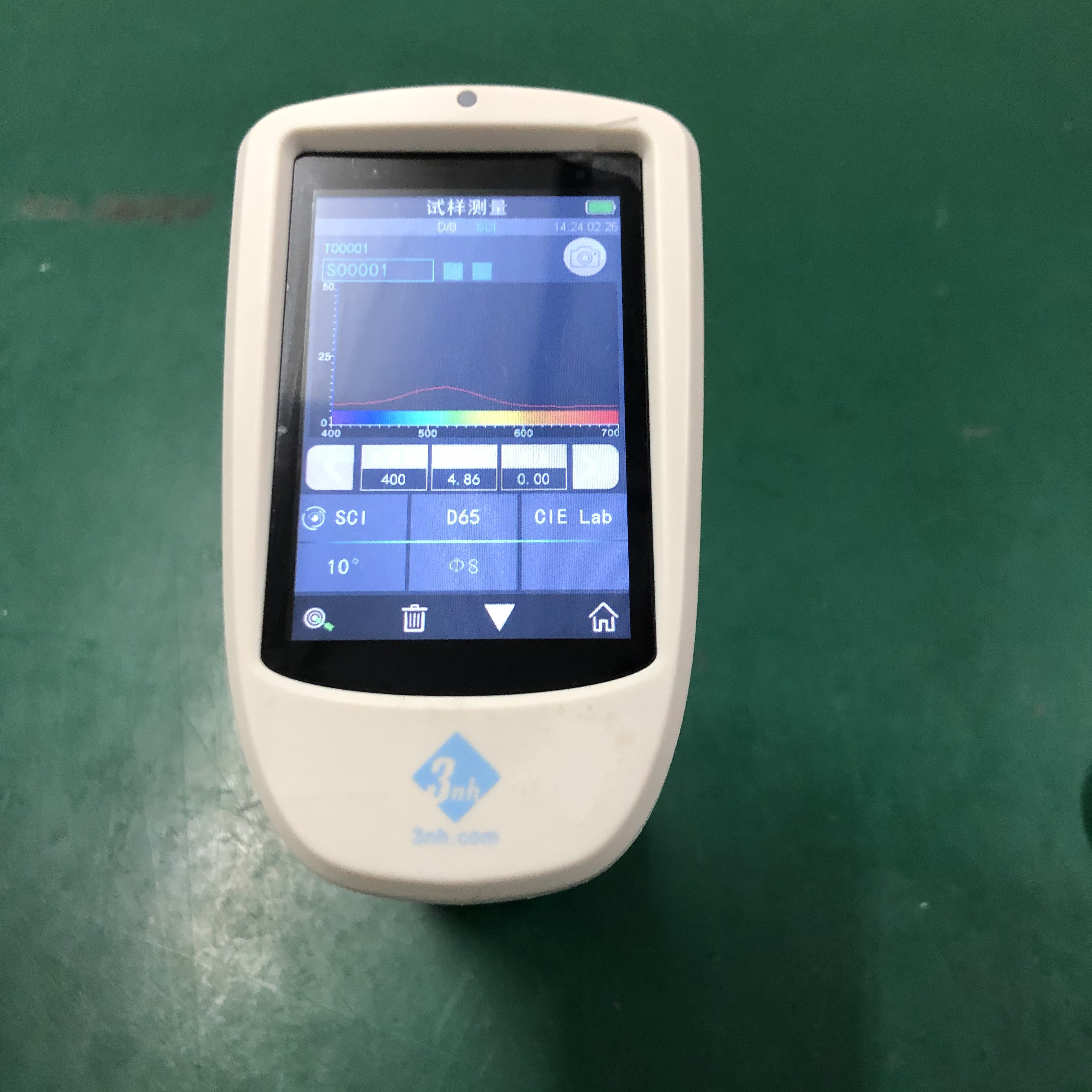 Spectrum Analyzer Car Paint Spectrophotometer 3nh TS7700 With Pantone ...