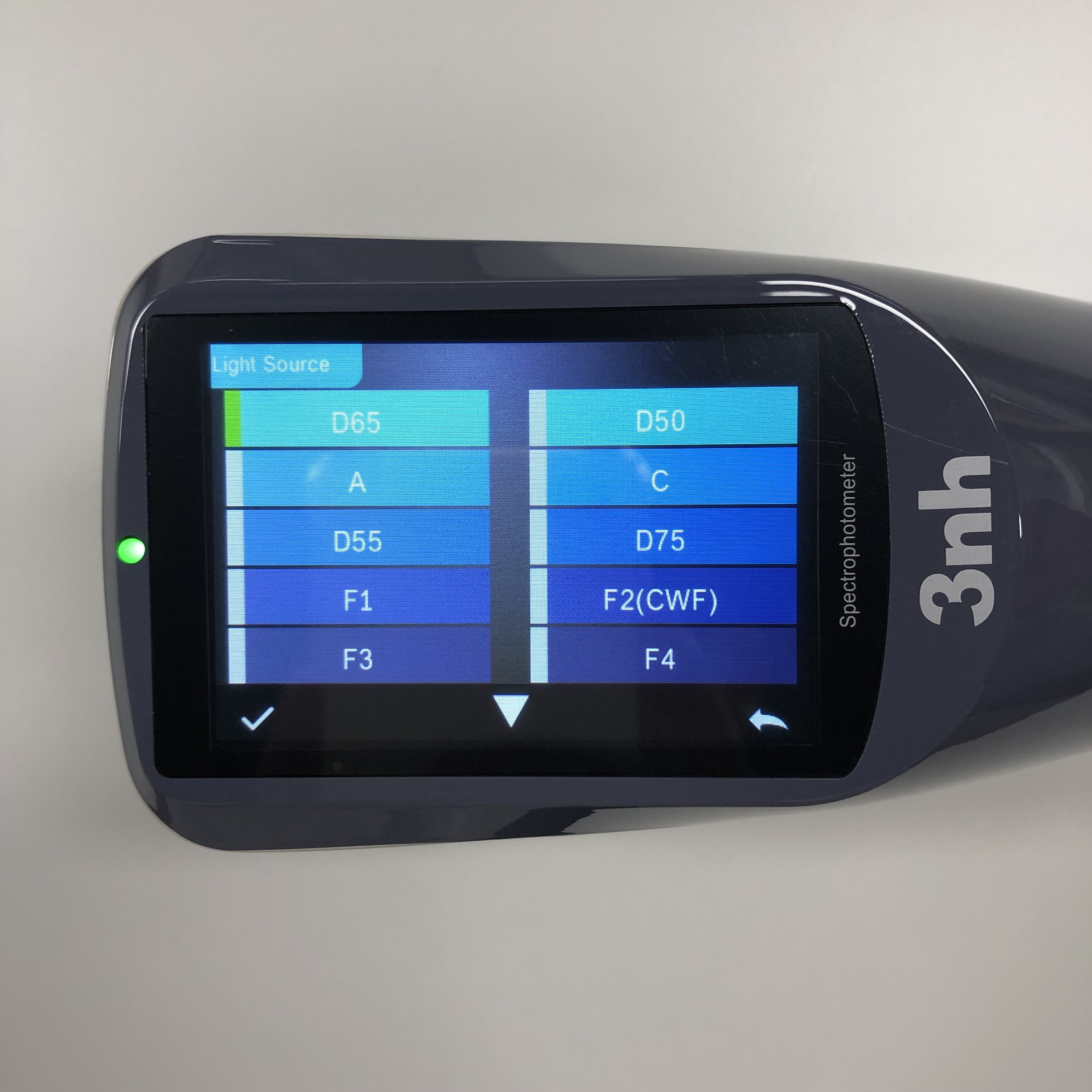 Touch Screen Portable Spectrophotometer Colorimeter Color Test ...