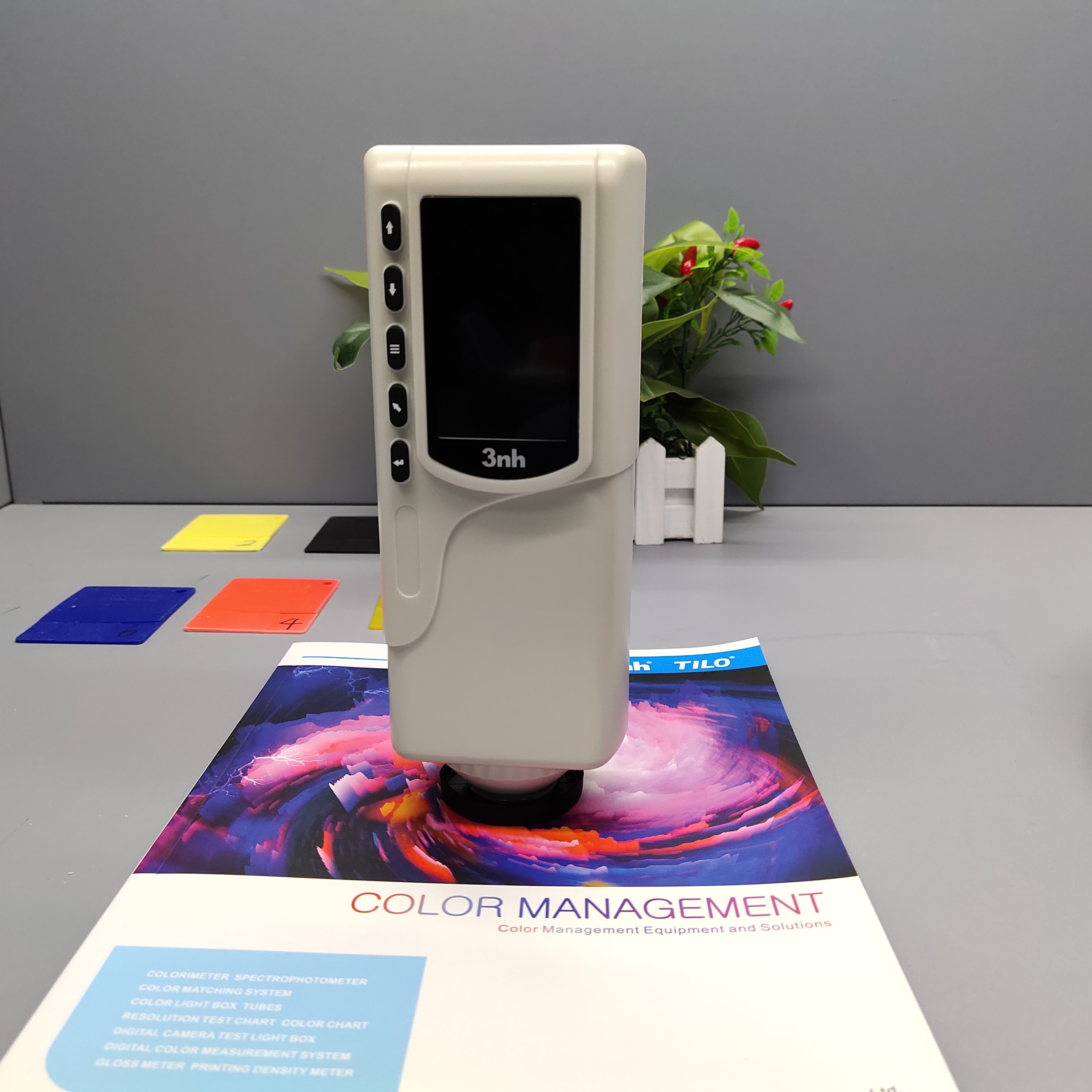 45/0 Handheld Color Meter , 8mm Aperture Nr145 Color Difference ...